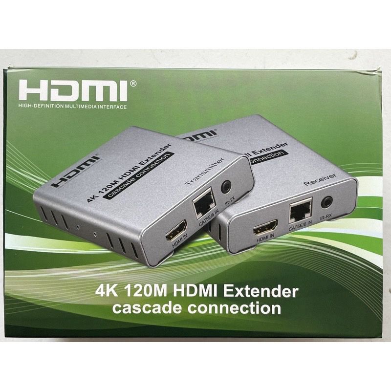 Jual HDMI Extender 4K 120M RJ45 Lan Cat 5E/ Cat 6 HDMI Extension Rj45 LAN | Shopee Indonesia
