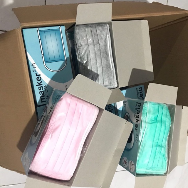 Jual Masker medis Bestmed 3ply aerloop | Shopee Indonesia