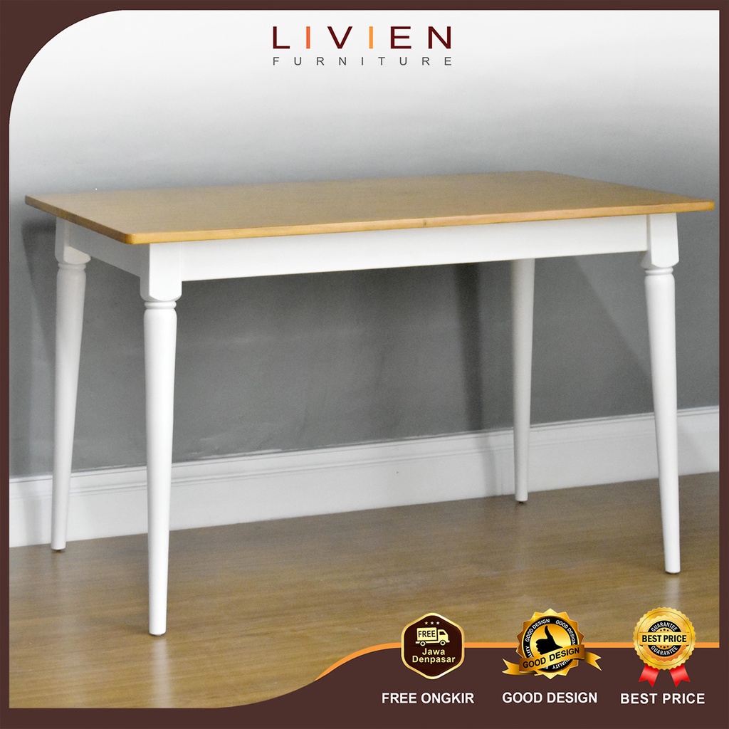 Jual Meja Makan Maple Story Termurah Livien Furniture | Shopee Indonesia
