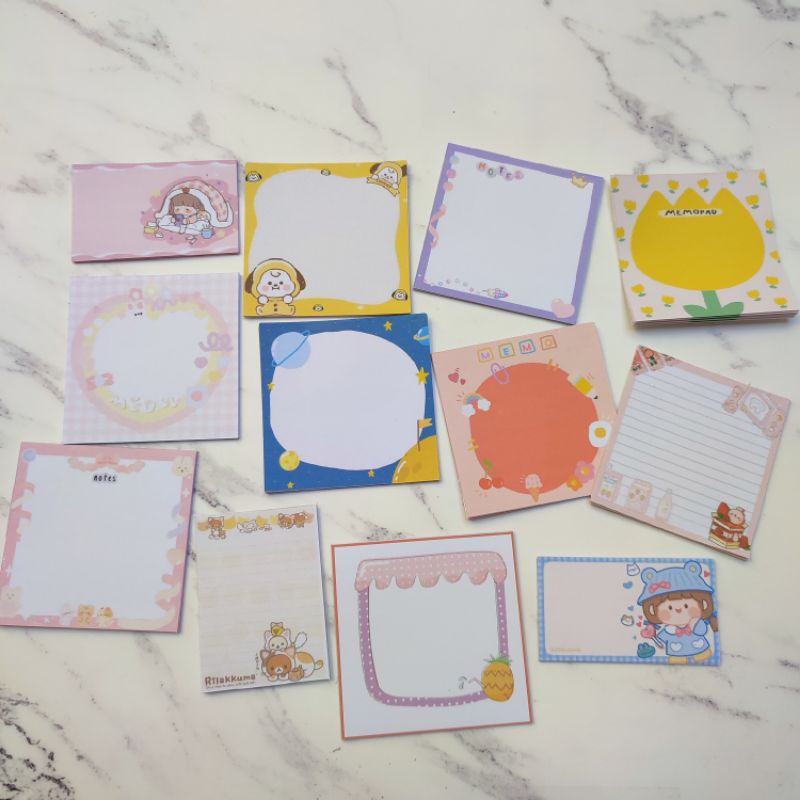 Jual Memo/Note/Sticky Note/Notes/Catatan Kecil | Shopee Indonesia