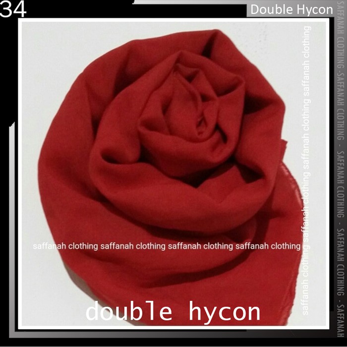 Jual Jilbab Segiempat Double Hycon Square Hijab Double Hicon | Shopee ...