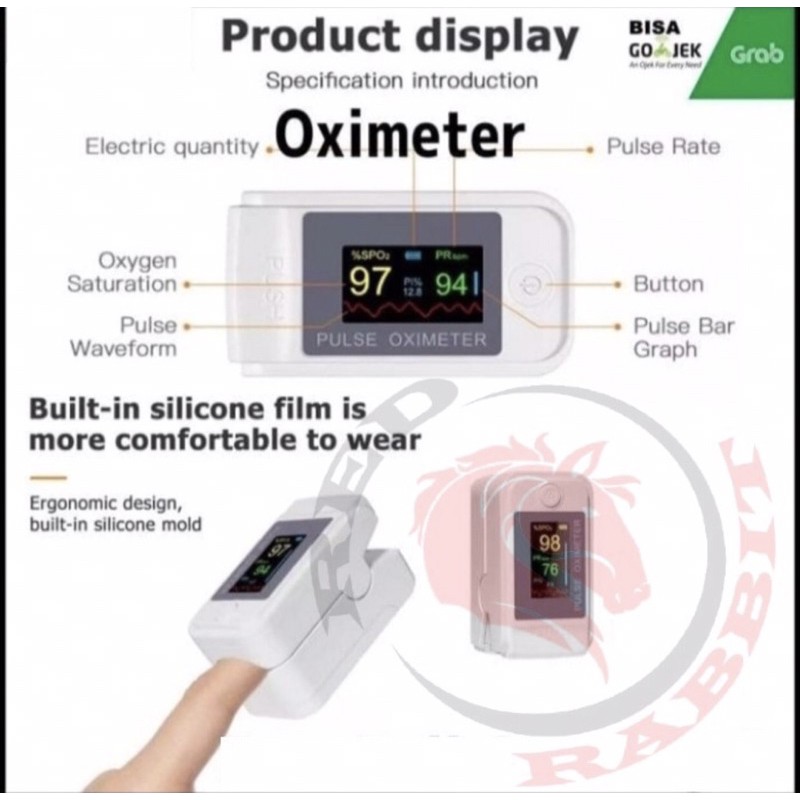 Jual Oximeter fingertip pulse LK89 (White) | Shopee Indonesia