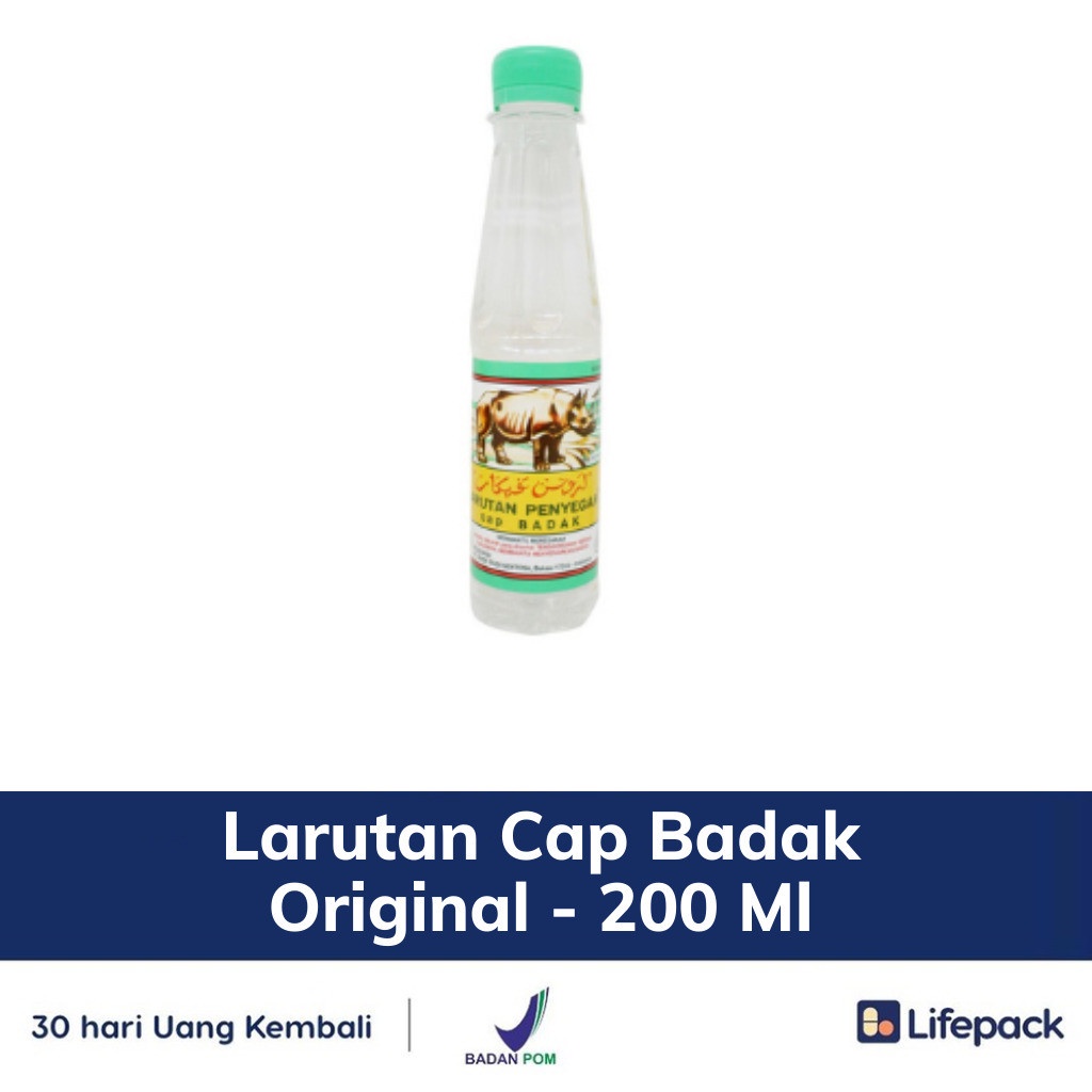 Jual Larutan Cap Badak Original - 200 ml - Minuman Tradisional untuk ...