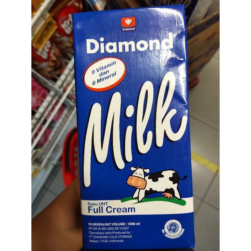 Jual Diamond uht milk 1 liter | Shopee Indonesia