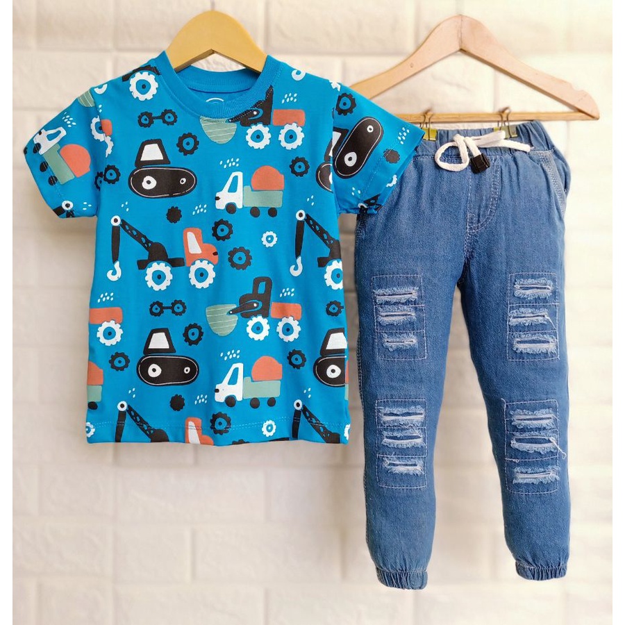 Jual Baju Anak Laki-laki One Set Anak Laki Setelan Anak Cowok Celana ...