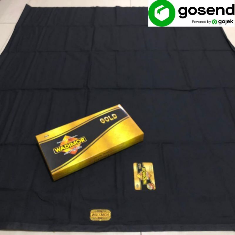 Jual SARUNG WADIMOR POLOS HITAM NON TUMPAL - GOLD | ASLI 100% | SARUNG ...