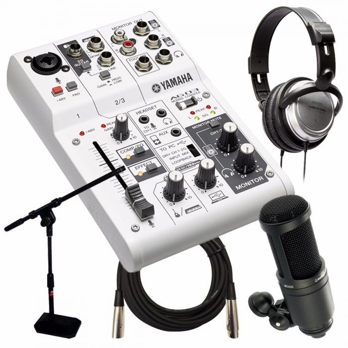 Jual Yamaha AG03 3-Channel Mixer & USB Audio Interface | Shopee Indonesia