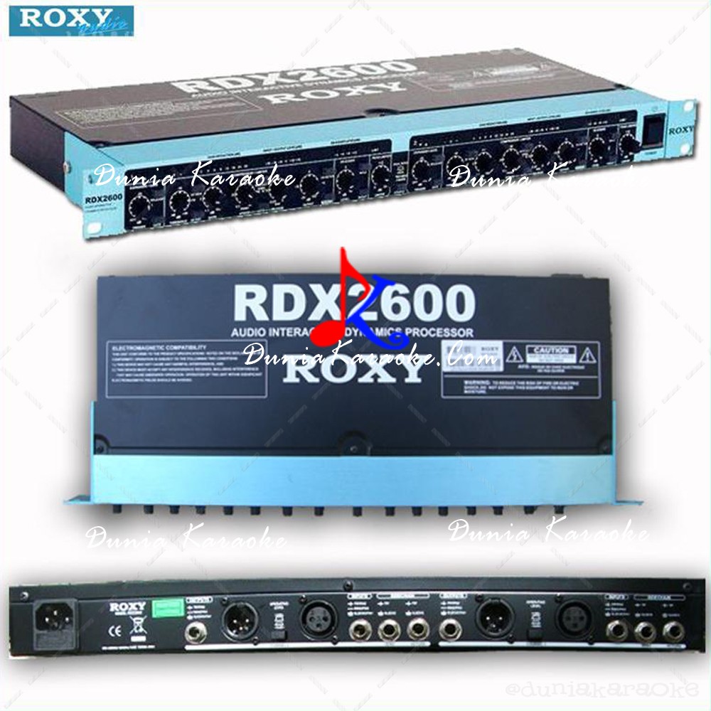 Jual 2 Channel Compressor Limiter Roxy RDX 2600 Audio Interactive ...