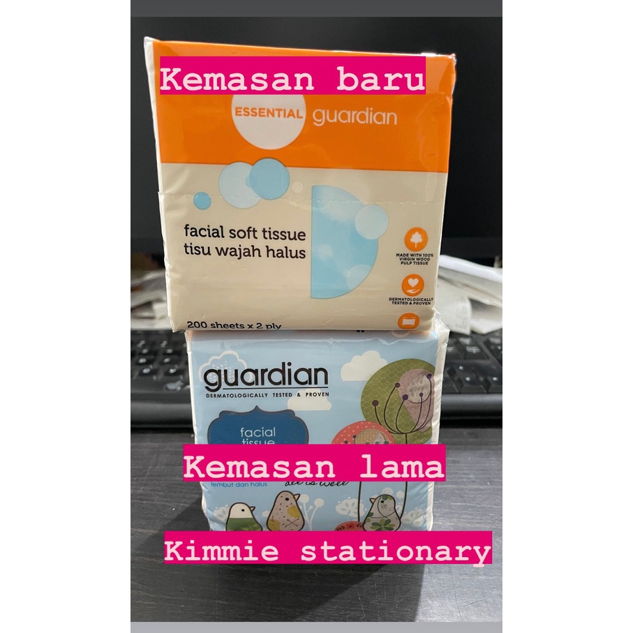 Jual GUARDIAN FACIAL TISSUE / TISU WAJAH GUARDIAN 200 SHEETS X 2 PLY (KOTAK KECIL PUTIH ...