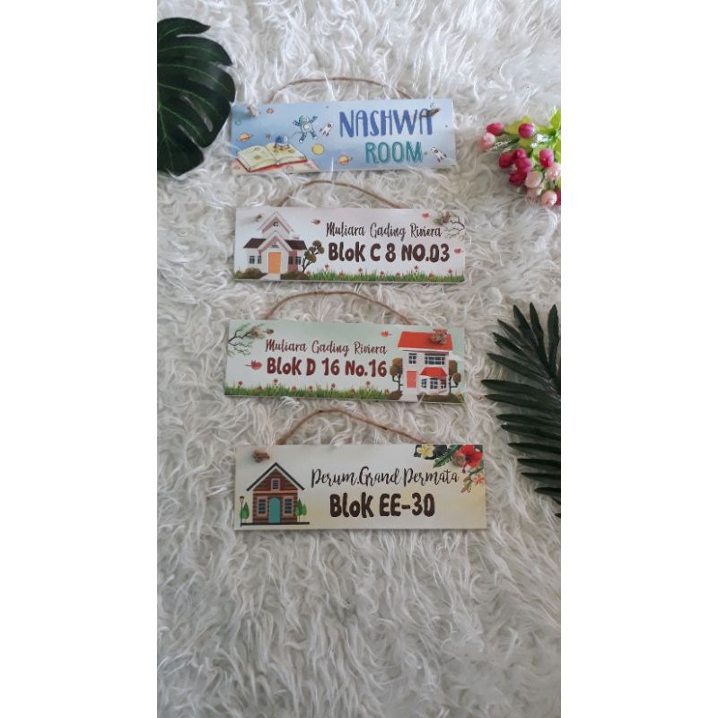 Jual Papan Alamat Rumah Custom | Shopee Indonesia