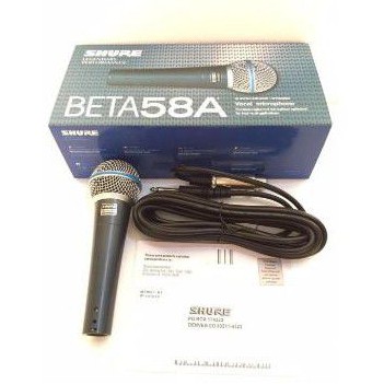 Jual Mic Shure Beta 58A / BETA58A / BETA 58 A GRADE A + Switch | Shopee Indonesia