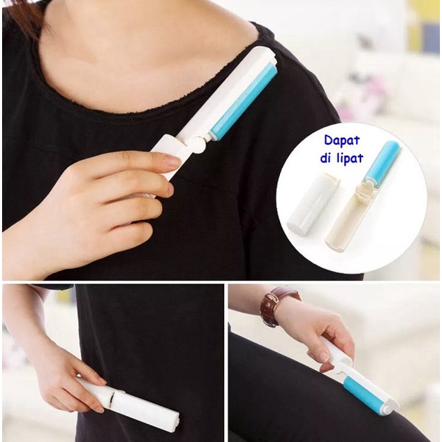 Jual Sticky Buddy Mini / lint roller mini / roller lengket untuk bulu ...