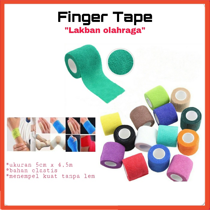Jual Finger Tape untuk Pencegahan Cidera Otot Pada Olahraga Ukuran 5 cm ...