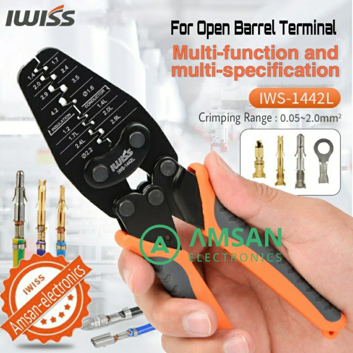 Jual IWISS 1442L Micro Connector Molex TE AMP JST JAE HRS Crimping Tang ...