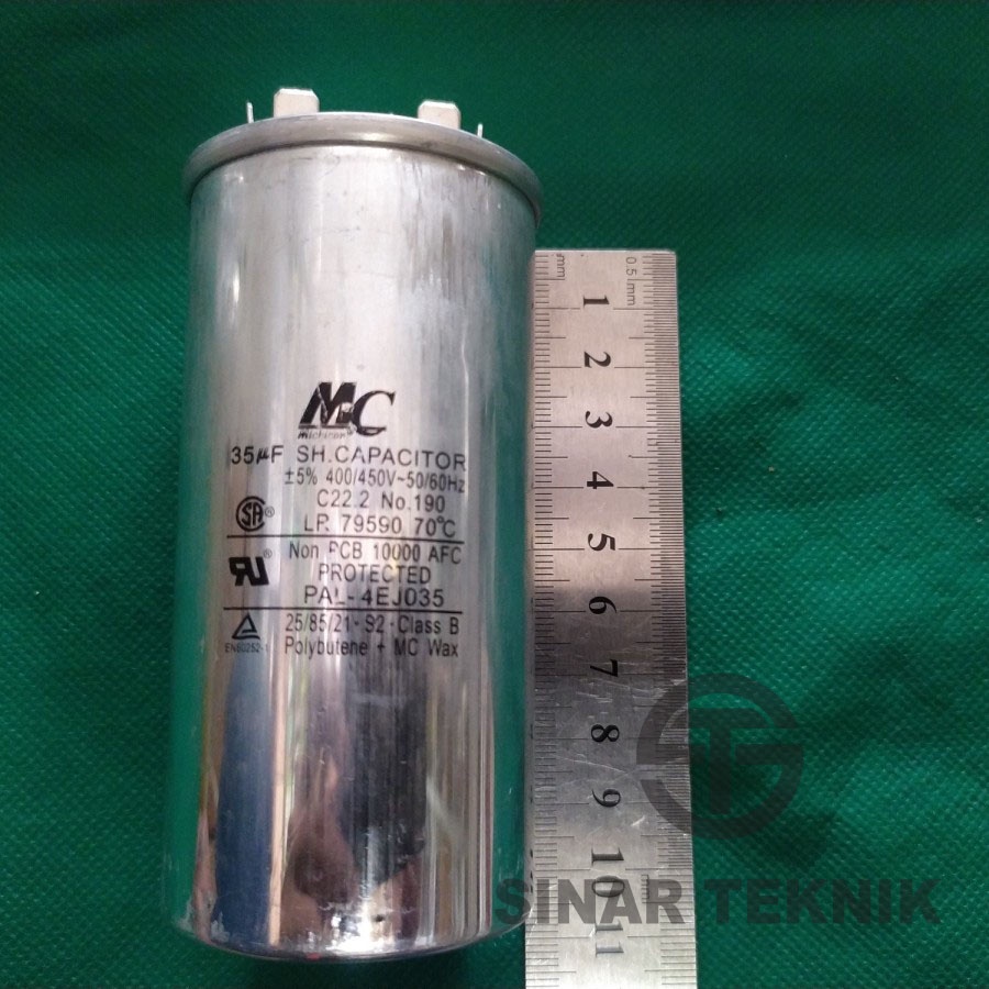Jual Kapasitor AC | capacitor 35 uf MC original | Shopee Indonesia