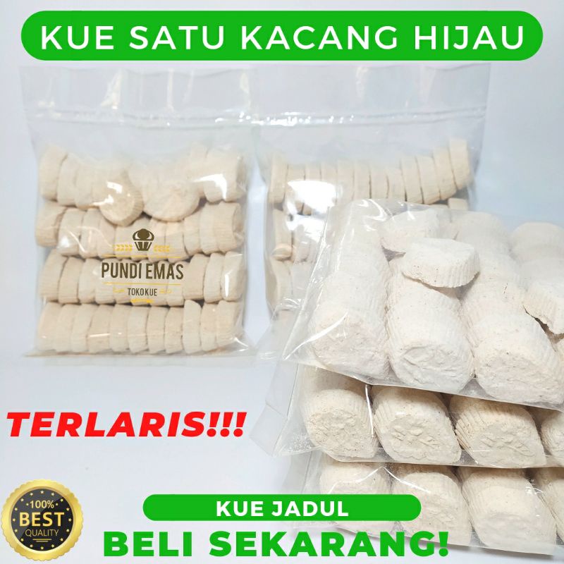 Jual Kue Satu - 250 GR Kue Satu Kacang Hijau Kue Jadul 250 Gram ...