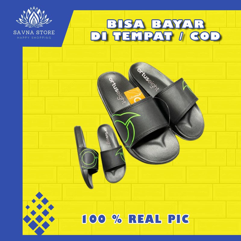 Jual SANDAL SLIDE ORTUSEIGHT SLIP ON SENDAL PRIA WANITA SELOP SLOP ...