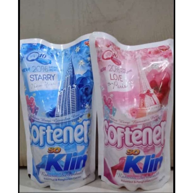 Jual SoKlin Softener Refill 900ml / So Klin Softener Pelembut Pewangi ...