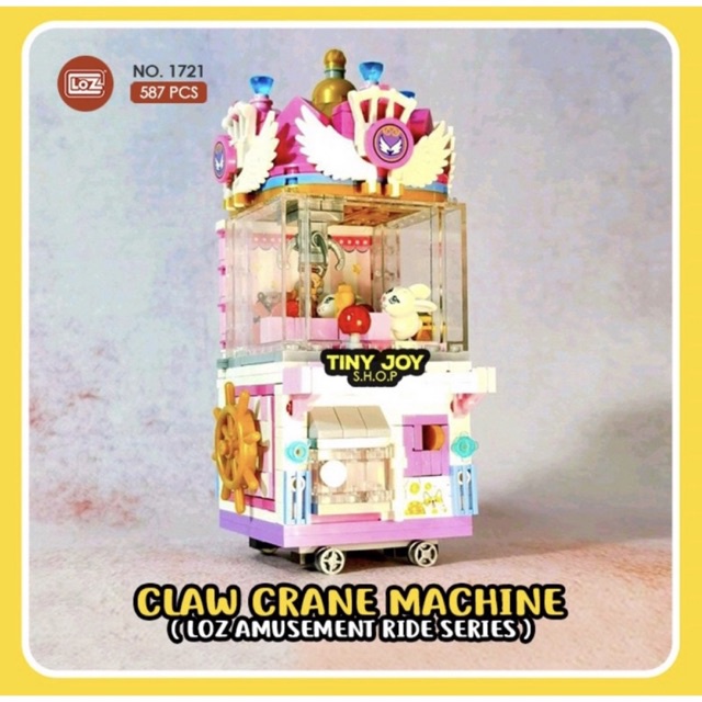 Jual LOZ Moc Mini - CLAW CRANE MACHINE (587 pcs) 1721 Amusement Ride ...