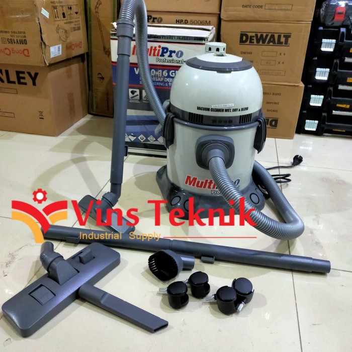 Jual Mesin pengisap debu 16L Vacuum cleaner VC10-16GN MULTIPRO VC 10-16 GN | Shopee Indonesia