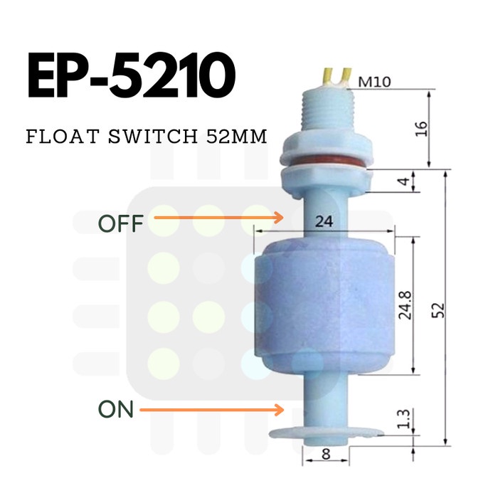Jual Water Level Float Sensor Switch Saklar Pelampung Air | Shopee ...