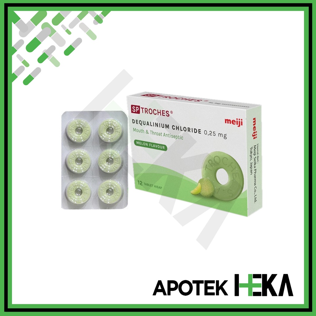 Jual SP Troches Melon isi 2x6 Tablet - Tablet Hisap Sakit Tenggorokan ...