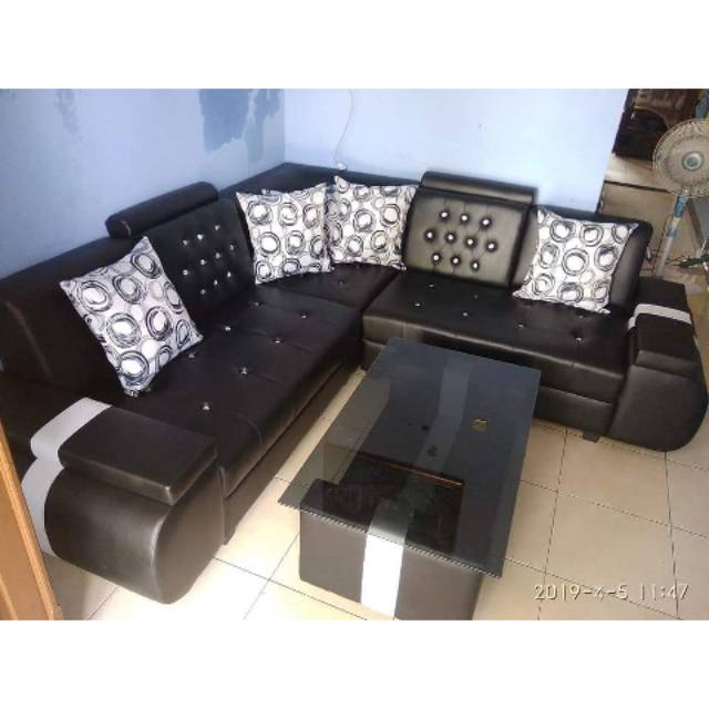 Jual Sofa murah sofa hitam sofa black sofa minimalis gratis ongkir ...