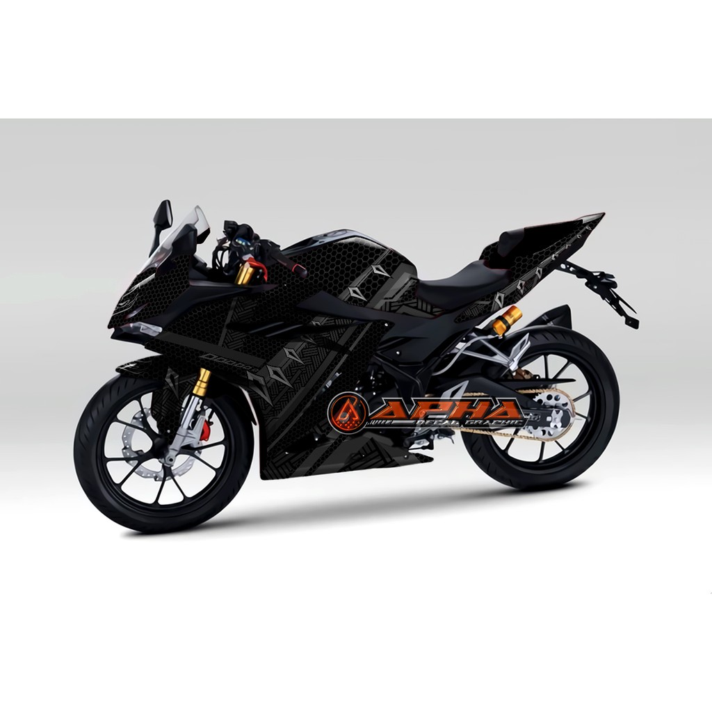Jual STICKER MOTOR DECAL CBR 150R K45R BLACK PANTHER | Shopee Indonesia