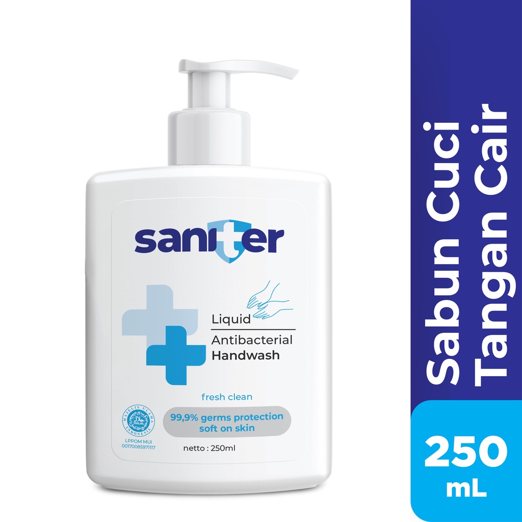 Jual Saniter Hand Wash Bottle 250 ml - Sabun Cuci Tangan | Shopee Indonesia