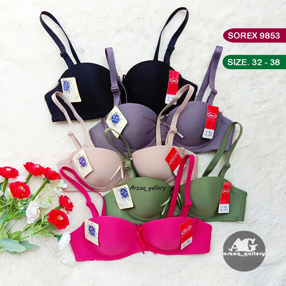 Jual BH SOREX 9853 | BH busa kawat cup setengah | Bra busa dan kawat ...