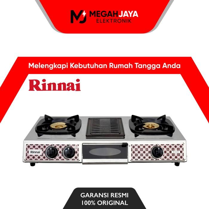 Jual RINNAI KOMPOR + GRILL PANGGANAN RI 524A / RI-524A (2 TUNGKU ...