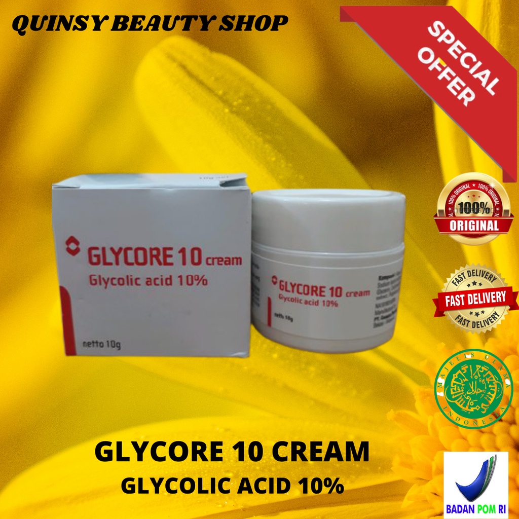 Jual glycore 10 cream glycolic acid 10% | Shopee Indonesia