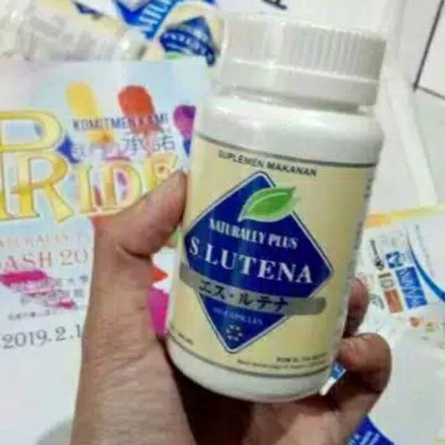 Jual S LUTENA ORIGINAL SLUTENA ASLI SOFT GEL OBAT KESEHATAN MATA, HATI ...