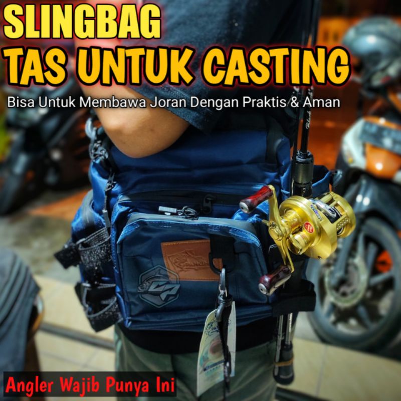 Jual TAS PANCING / TAS CASTING / SLINGBAG MANCING / Tas pinggang untuk ...