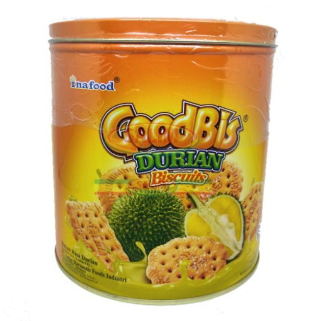 Jual inafood goodbis durian biskuit biscuits 350 g | Shopee Indonesia
