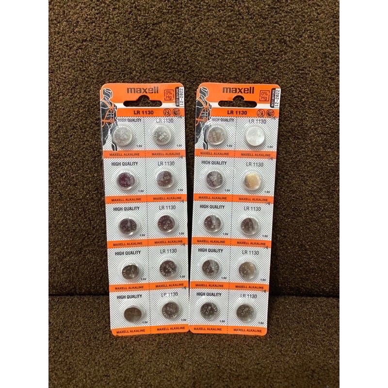 Jual Batu Baterai LR 1130 Maxell / Alkaline 1,5v Baterai Jam / Batre ...