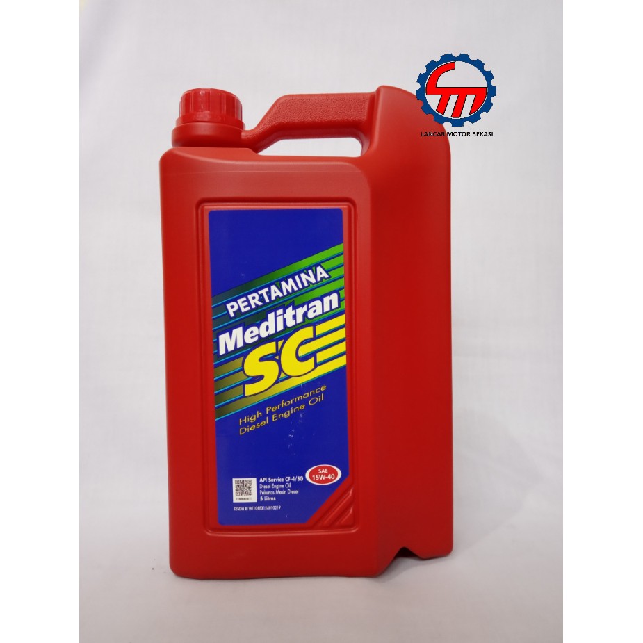 Jual Oli Diesel Pertamina Meditran SC SAE 15W-40 5 Liter Asli Original | Shopee Indonesia