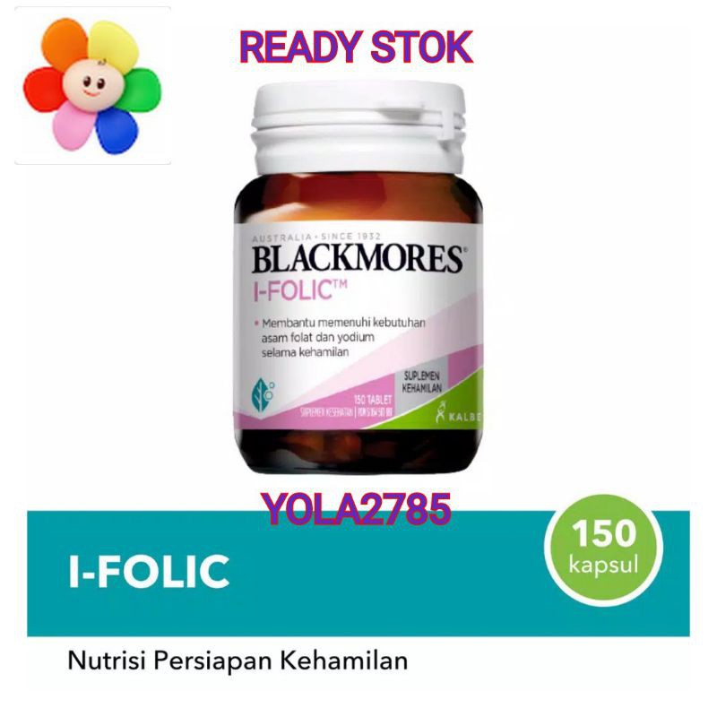 Jual Blackmores I Folic 60 tablet kapsul Promil I-Folic Kalbe BPOM ...