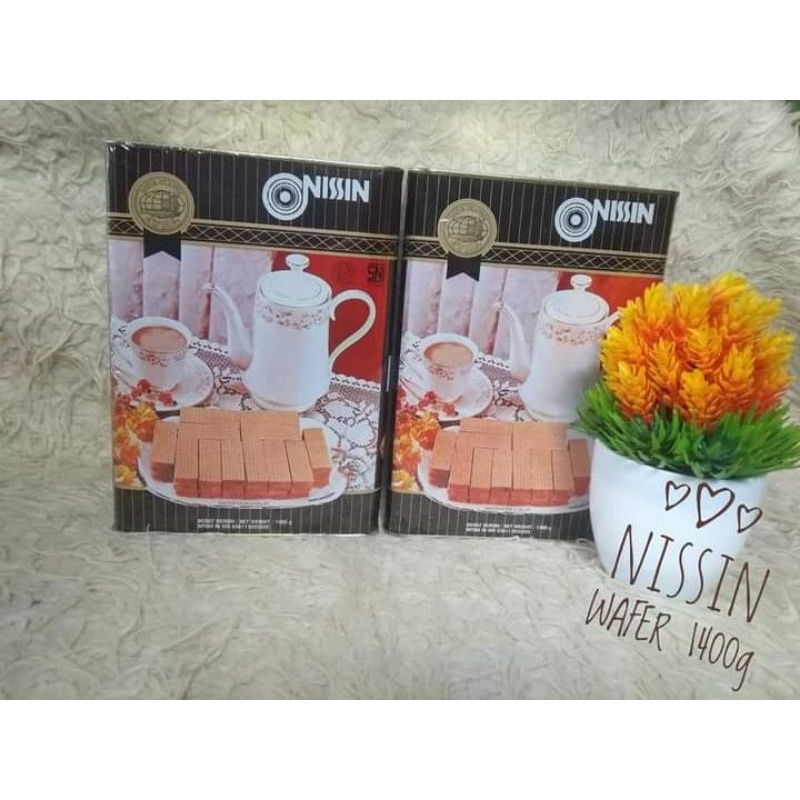Jual Nissin wafers Chocolat 1400g/ Nissin wafer/ Nissin wafer coklat ...