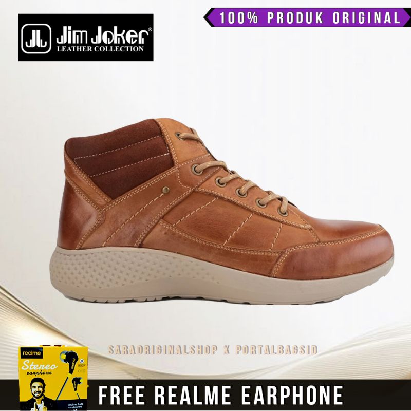 Jual Jim Joker Temp 1BA Sepatu Boot Pria Kulit Asli Original | Shopee ...