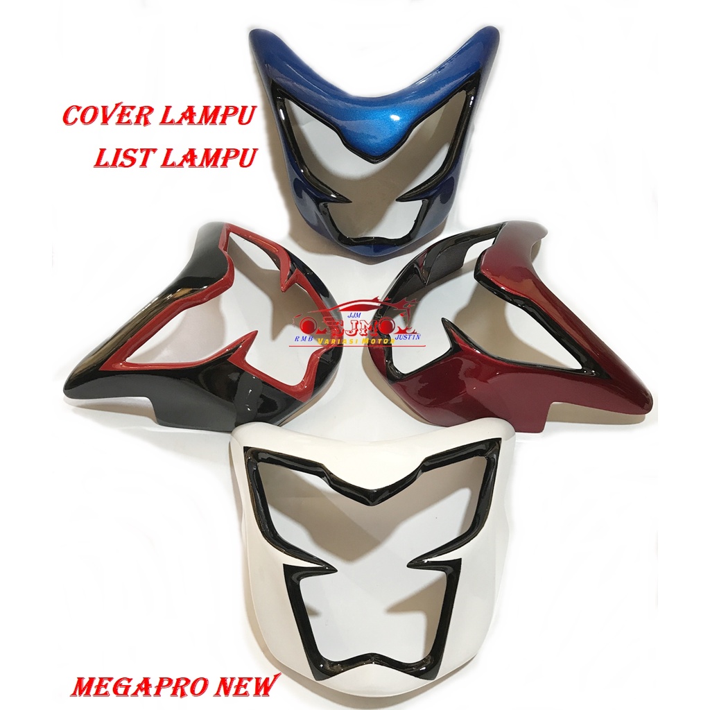 Jual COVER LAMPU MEGAPRO NEW KARBU MEGAPRO NEW F1 LIST LAMPU HONDA ...