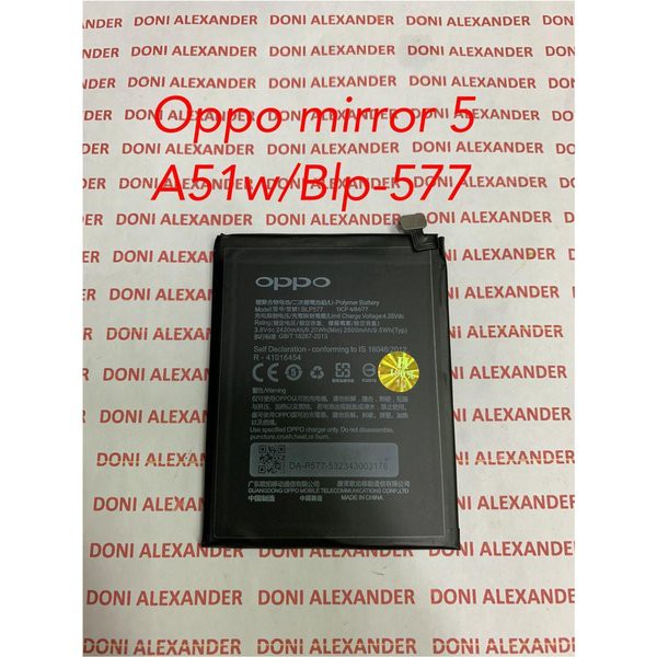 Jual BATERAI BATRE OPPO MIRROR 5 A51W BLP577 BLP-577 | Shopee Indonesia