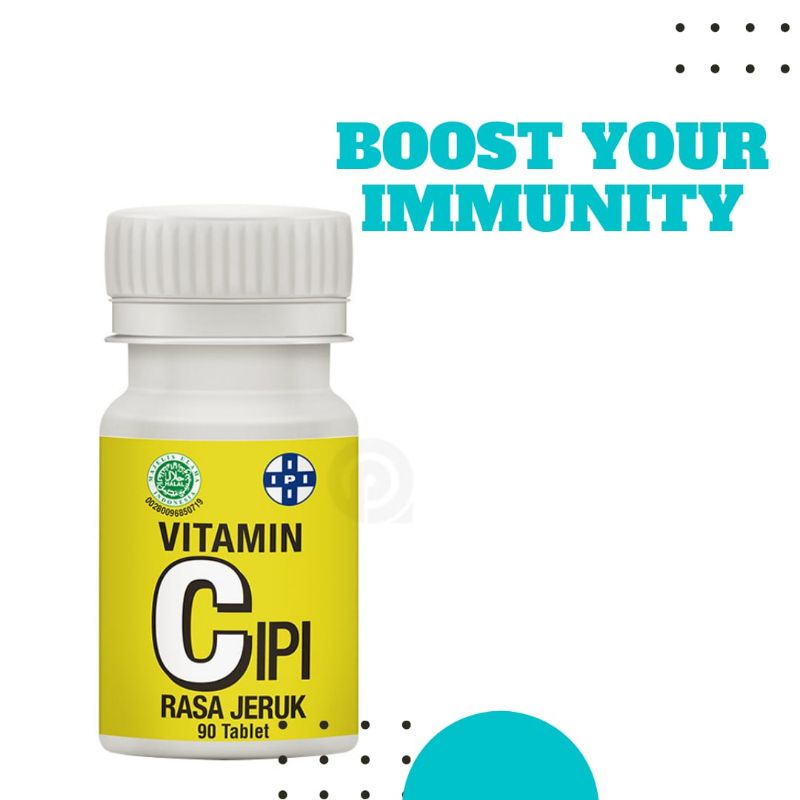 Jual VITAMIN C IPI Rasa Jeruk - Isi 80 Tablet | Shopee Indonesia