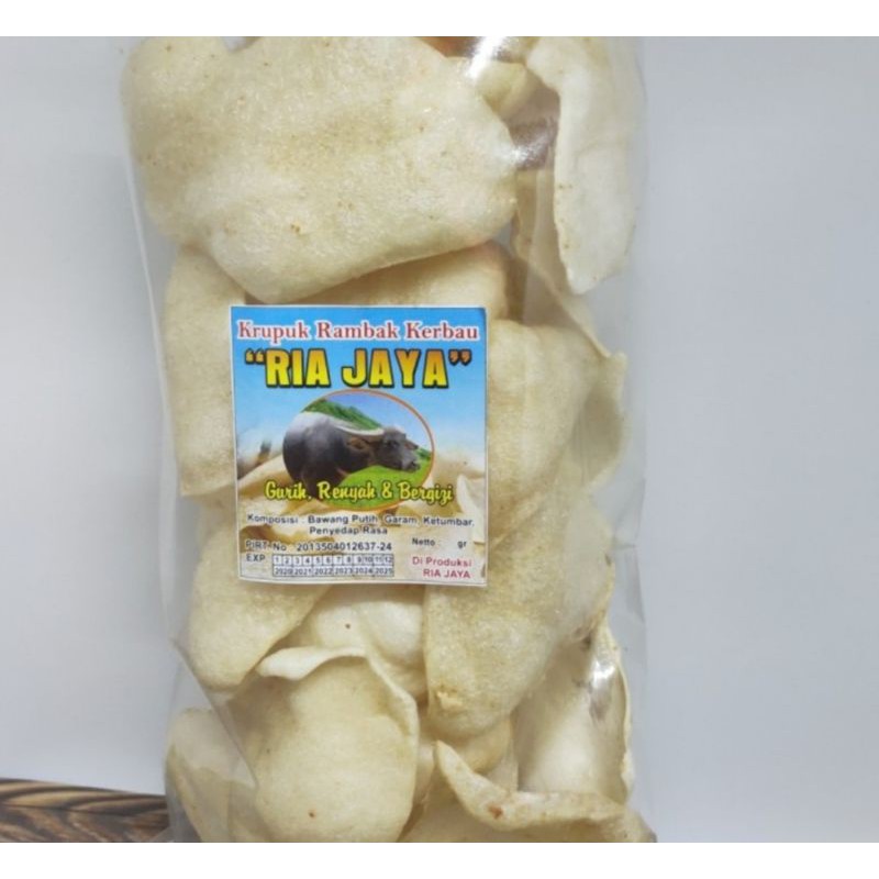 Jual krupuk rambak kerbau matang 1ons khas tulungagung | Shopee Indonesia