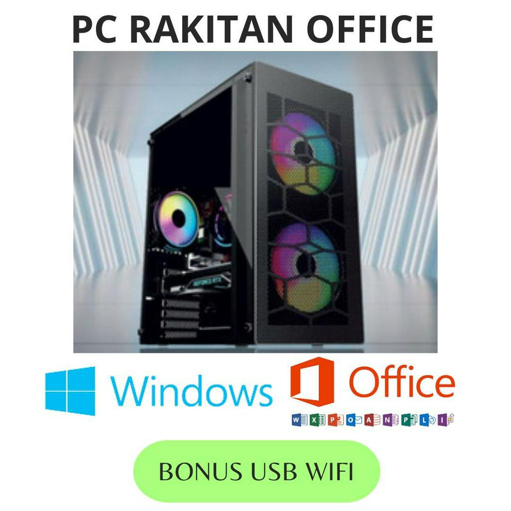 Jual CPU PC RAKITAN OFFICE INTEL CORE i7 10700F RAM 16GB SSD 256GB | Shopee Indonesia