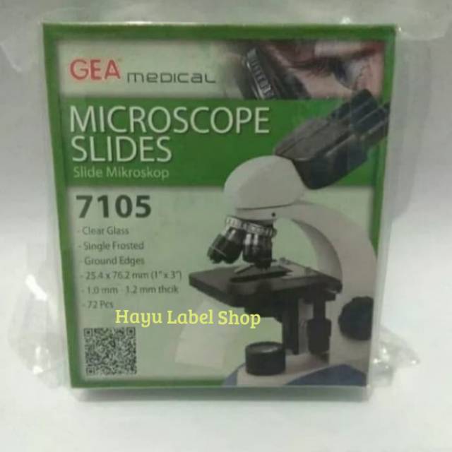 Jual Mikroskop Glass Slide Kaca | Microscope Slides 7105 GEA | Shopee ...