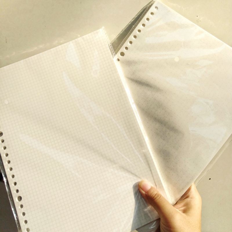 Jual Loose leaf Isi Binder warna putih kekuningan B5 A5 60 Lembar ...