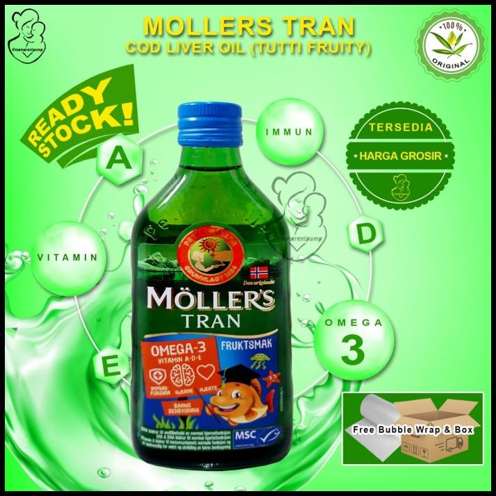 Jual Mollers Tran Cod Liver Oil Fish Minyak Ikan Moller'S Moller Trans ...