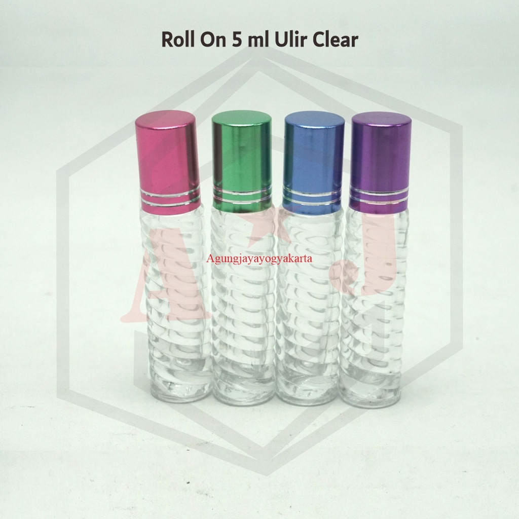 Jual Botol Roll On 5 ml Clear RO-15 / Botol Parfum 5 ml / Botol Fresh ...
