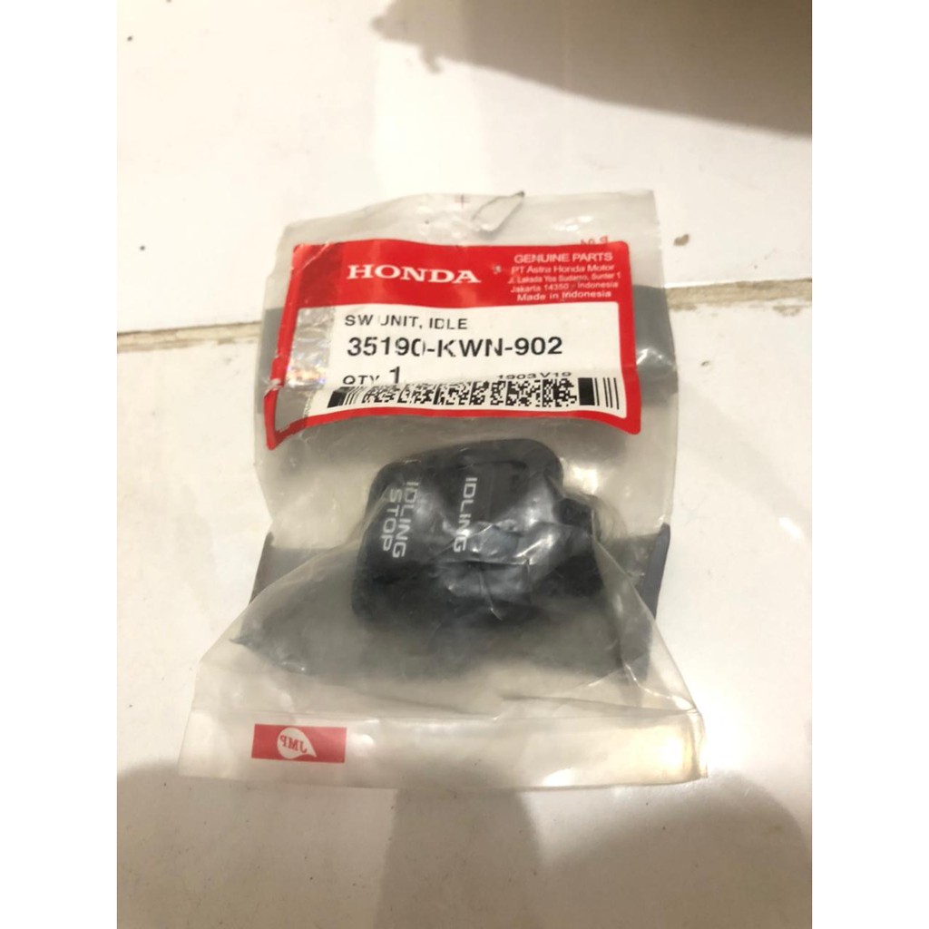Jual TOMBOL SAKLAR IDLING STOP PCX VARIO125 35190-KWN-902 | Shopee ...
